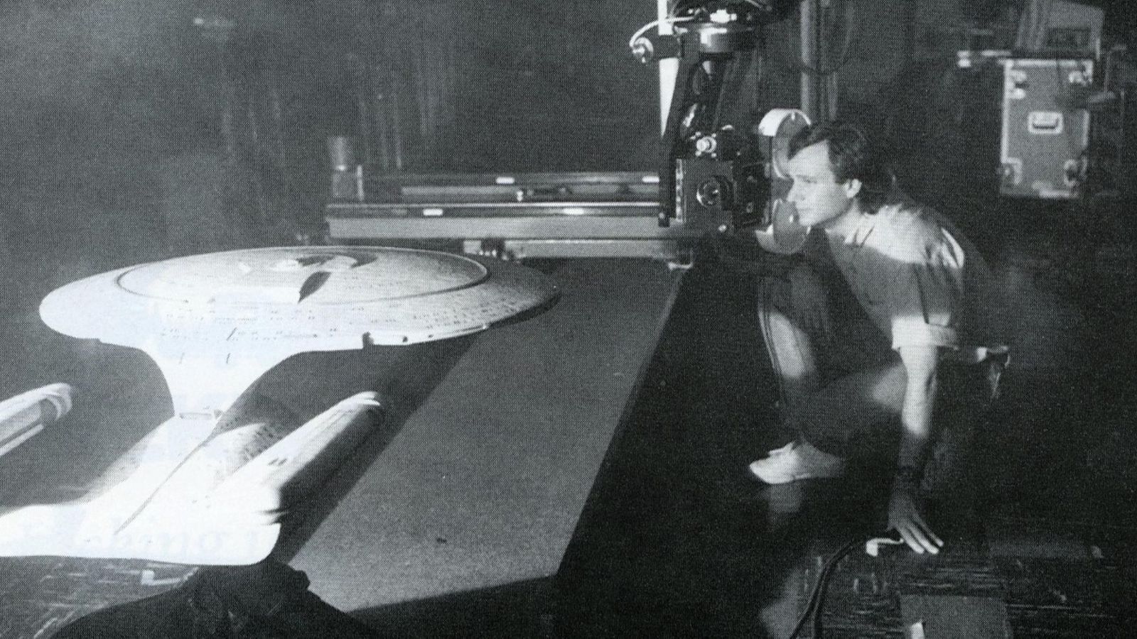 Flying a 3-Foot Enterprise in My Garage: The VFX of TNG